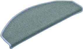 Schodové rohože 15 ks 65 x 24 x 4 cm mořská modrá půlkulaté velké 322363