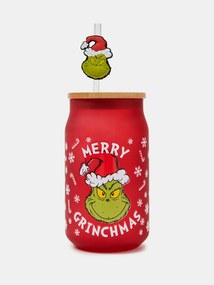 Sinsay - Hrnek s víčkem a brčkem Grinch - vícebarevná