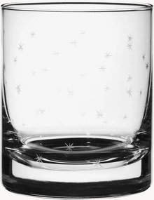 Sada ručně foukaných křišťálových sklenic na whisky Stars, 2 díly