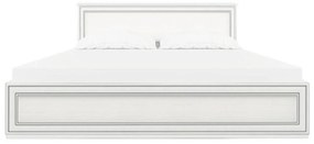 Manželská postel 160 cm Trumf (bílá) (s roštem). 1064120