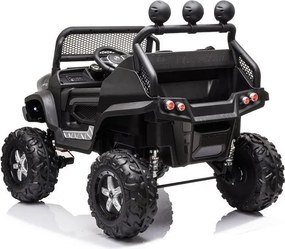 LEAN CARS Vozidlo na akumulátor Mercedes Unimog S, černé