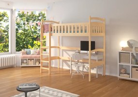 Patrová postel mezzanine s matrací MIAGO 180x80