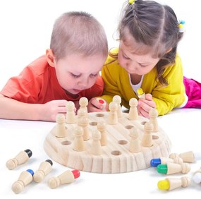 Dětská dřevěná paměťová hra