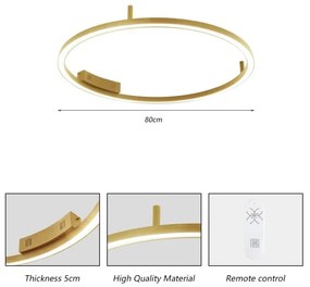 Immax NEO 07291-80G - LED+CCT Stm strop svítidlo FINO 55W/230V Tuya pr. 80 cm+DO
