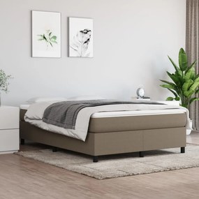 Box spring postel s matrací taupe 140x190 cm textil 3144419