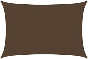 Plachta proti slunci 160 g/m² hnědá 4 x 5 m HDPE 311793