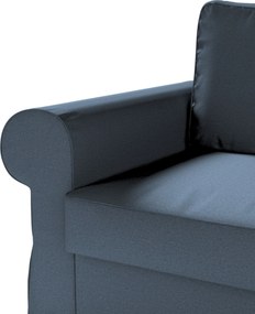 Potah na pohovku IKEA Backabro 2-místná, rozkládací barva modrá látka pletený vzor