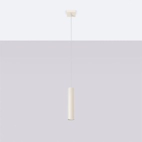 Sollux Lighting Závěsná lampa LAGOS 1 béžová