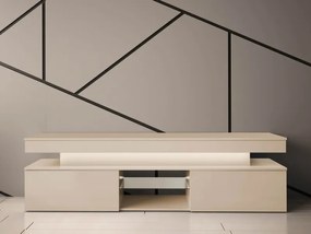 TV stolek/skříňka s LED osvětlením Lestirola Bis 2D 190, Barva:: pouštní písek