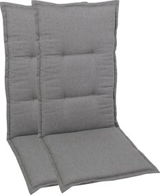 Go-De Textil Sada zahradních podsedáků Uni (střední opěrka, 2 kusy, šedá)
