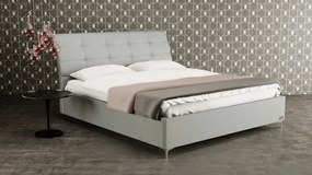 Materasso Čalouněná postel CLAUDIA LUX boxspring ROZMĚR: 2x (90x200) cm - boxspring