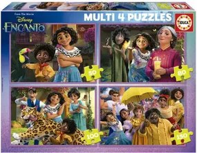 EDUCA Puzzle Encanto 4v1 (50  80  100  150 dílků) / od 5 let