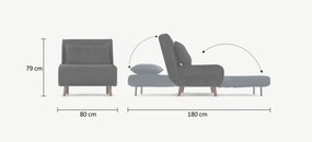 Rozkládací křeslo Single Folde - výběr z 5 provedení