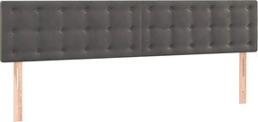 Box spring postel s matrací tmavě šedý 120x190 cm samet 3270494