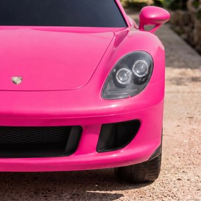 AIYAPLAY dětské elektrické auto Porsche Carrera GT, 10,8 V, růžové