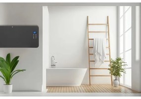Concept KS4100 -Chytrý elektrický přímotop/konvektor 1000/2000W Wi-Fi IP24 šedá