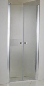 Olsen Spa Sprchové dveře VITORIA NEW BARVA rámu - Hliník leštěný, Rozměr A - 80 cm, Směr zavírání - Univerzální Levé / Pravé, Výplň - Čiré bezpečnostní sklo - 6 mm OLBENW102680CC