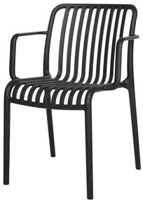 Židle plastová GARDIN černá