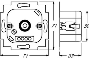 ABB stmívač otočný DALI (2117/11 U-500) 6599-0-2988 (2CKA006599A2988)