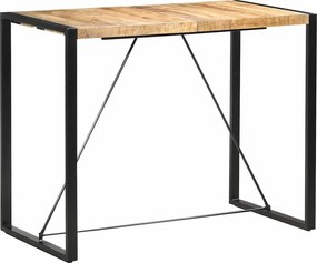 Barový stůl 140 x 70 x 110 cm masivní mangovníkové dřevo 285957