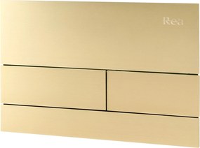 Rea, Ovládací tlačítko k podomítkovým systémům WC T Rea K011A-Q Gold Brush, REA-E0055
