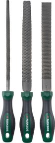 Parkside® Sada pilníků / rašplí / drátěných kartáčů / dlát, 3dílná (sada rašplí, 3dílná)