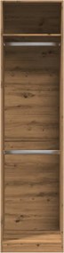 Šatní skříň dub artisan 50 x 50 x 200 cm kompozitní dřevo 3307791