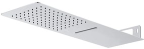 Mereo Mereo, Talířová sprcha horní, s vodopádem, hranatá 500 x 200 mm, nerez, CB495N