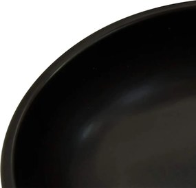 Umyvadlo na desku černé a modré kulaté Φ 41 x 14 cm keramika 155063