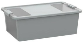 Plastový úložný box KETER Bi Box M s víkem 26l, šedý