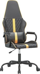 vidaXL Herní židle umělá kůže [3143789] Barva: Černobílý