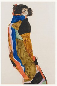 Obrazová reprodukce Moa (Female Portrait) - Egon Schiele, (26.7 x 40 cm)