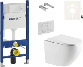 Závěsný WC set Geberit do lehkých stěn / předstěnová SAT SIKOGESTOR67D01