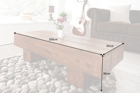 Invicta Konferenční stolek BOLT 100x45 cm 36337