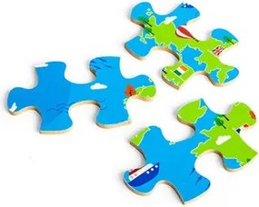 Bigjigs Toys Puzzle Evropské památky / od 2 let