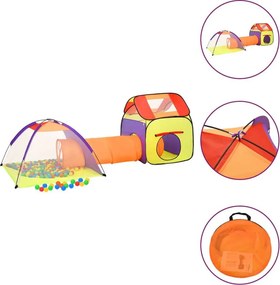 vidaXL Dětský stan na hraní s 250 míčky 338 x 123 x 111 cm [3107731] Barva: Vícebarevné 2