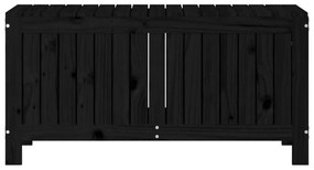 Petromila Zahradní úložný box černý 108 x 42,5 x 54 cm masivní borovice