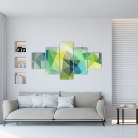 Obraz geometrické abstrakce (125x70 cm)