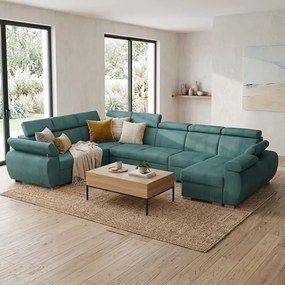 Sedací souprava BASTON | 260x390x170 cm | rozkládací + 2x úložný prostor | VÝBĚR TKANIN