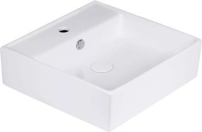 UPTrend Čtvercové keramické umyvadlo na desku/závěsné MEDUSA XL TR4032, bílá lesk