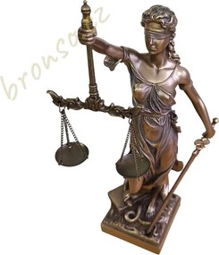 Spravedlnost - bohyně Themis soška Veronese, dárek pro právníka, WU71832A4