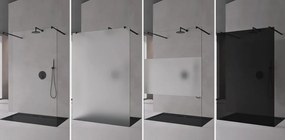 design sprchová zástěna WALK-IN BREMEN 2 - BLACK Double 100-160cm