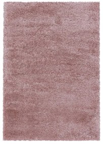 Vopi | Kusový koberec Fluffy shaggy 3500 rose - 140 x 200 cm