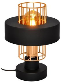 Stolní lampa VOLTA 1xE27/15W/230V černá/rose gold