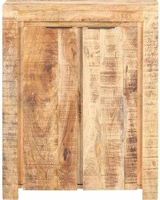 Příborník 59 x 33 x 75 cm hrubé mangovníkové dřevo 320212