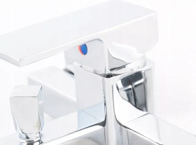Gamma Caro, nástěnná vanová baterie, chromová, GMA-BCW-CH