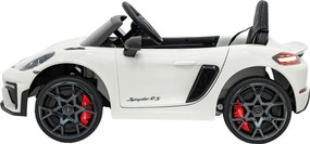 Ramiz Dětské autíčko Porsche Spyder RS 718, bílý lak