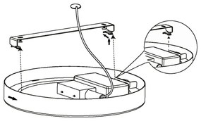 Eglo 99218 - LED Stropní svítidlo FUEVA 5 LED/10,5W/230V