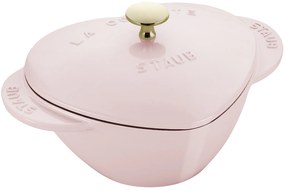 Staub Litinový hrnec ve tvaru srdce, 20 cm / 1,75 l, růžový 1030211