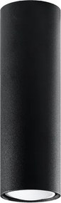 Stropní svítidlo SOLLUX Lagos 20cm GU10 1x40W bez zdroje SL.1001 černá